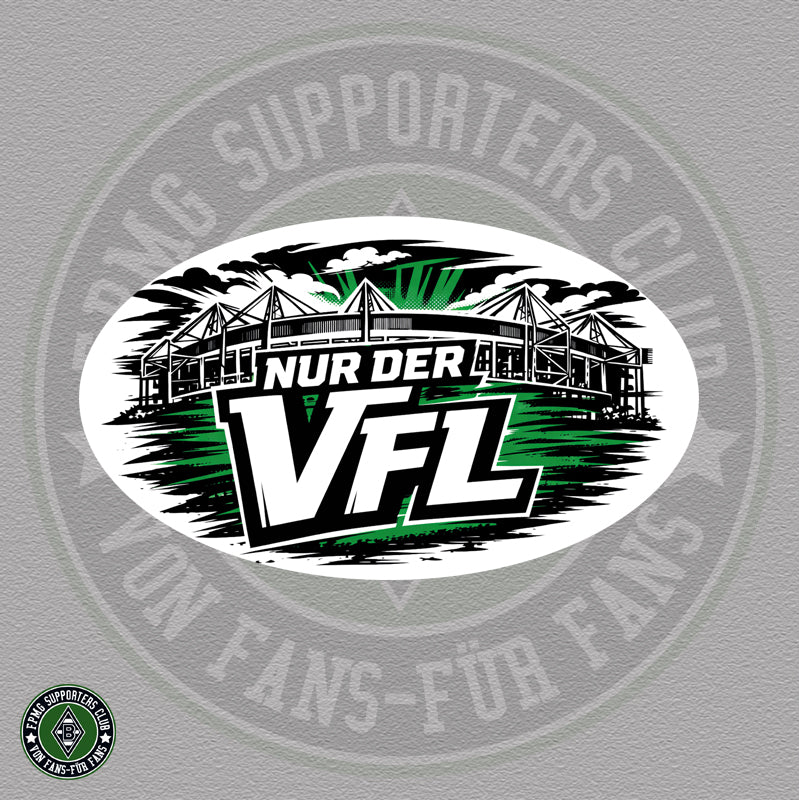 Aufkleber Nur der VFL Oval